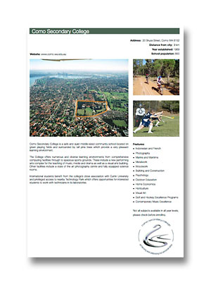 Como Secondary College - High-School-Australia