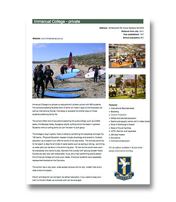 Immanuel College - High-School-Australia